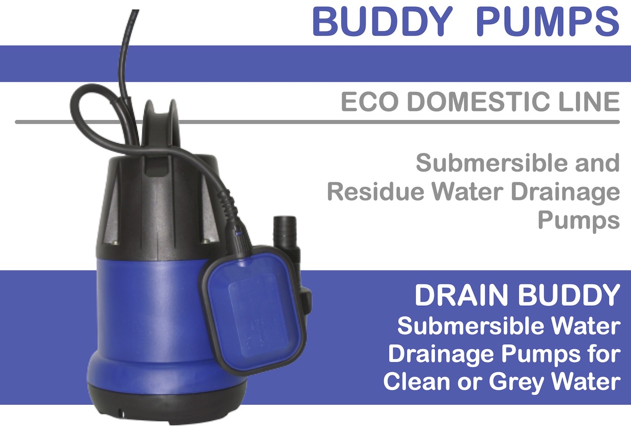 Drain Buddy 400 Pump Submersible Water Drainage Pump 117 Lpm 8 Hm