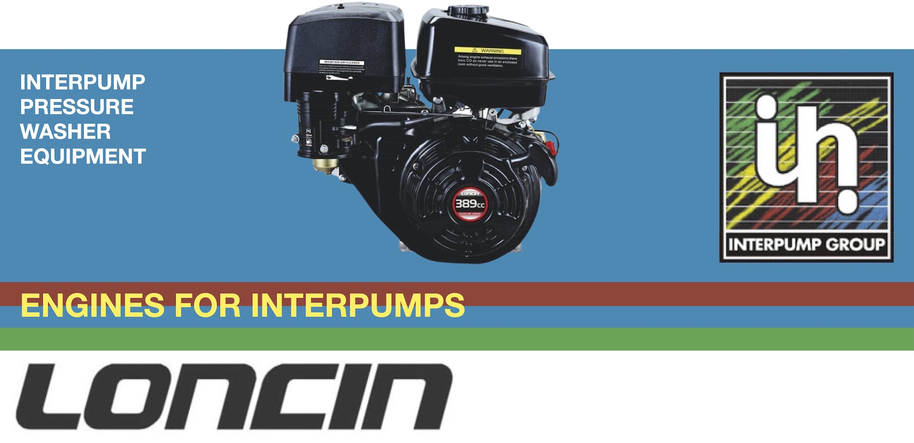 Loncin Petrol Engines for Interpumps