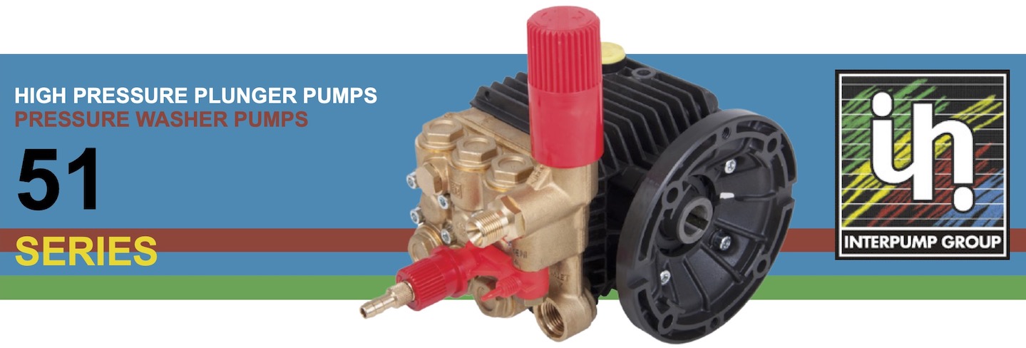 Interpump WW95BV High Pressure Washer Pump 100 bar 9.5 lpm