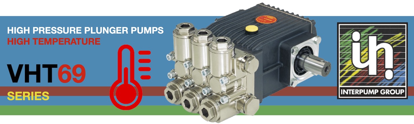 Interpump VHT69 Pump Series High Temperature High Pressure Plunger Pumps