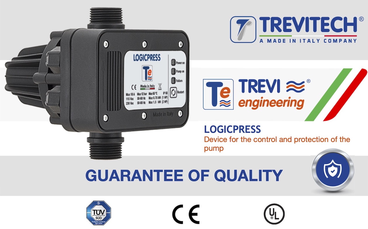 Logicpress Electronic Flow Switch for Pumps - Trevi Engineering