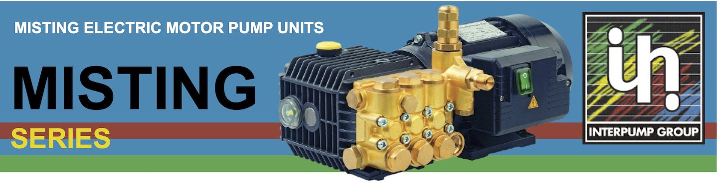 Interpump Misting Electric Motor Pump Units