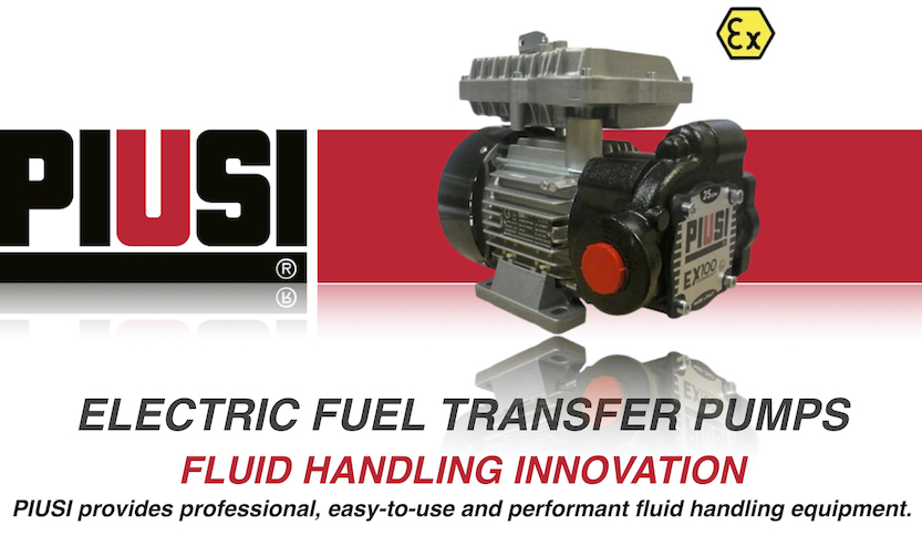 Piusi EX100 Fuel Transfer ATEX Pump 230v 100 Lpm