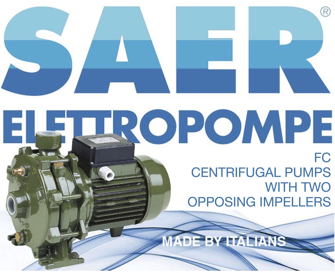 SAER FC Centrifugal Pumps with Opposing Impellers