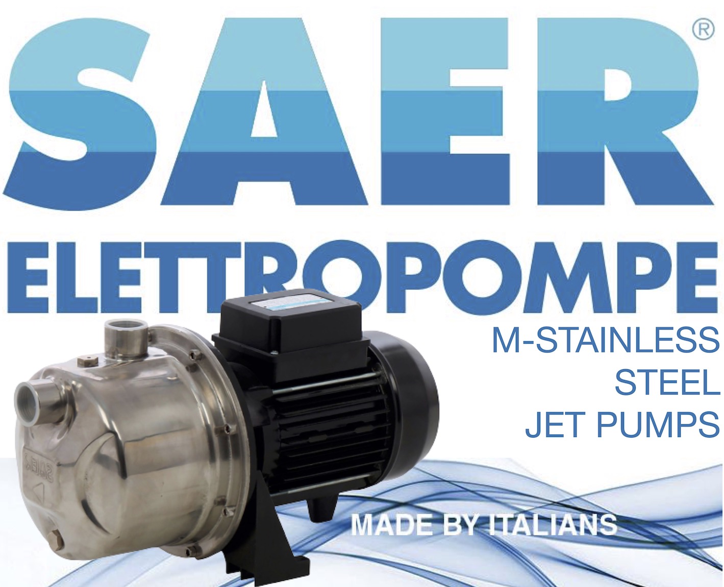 SAER Stainless Steel Centrifugal Jet Pumps